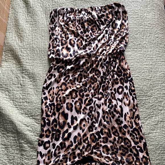 Speechless | Dresses | Y2k Strapless Cheetah Mini Dress | Poshmark